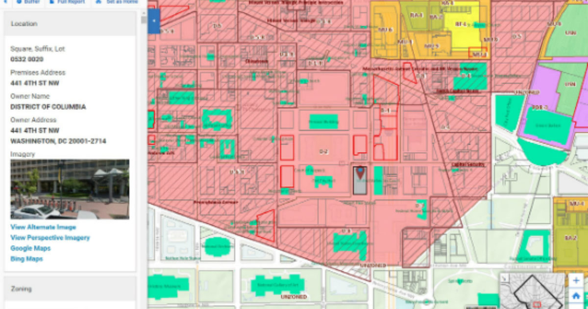 Blue Raster Incorporates Esri Technology into DC Office of Zoning Map ...